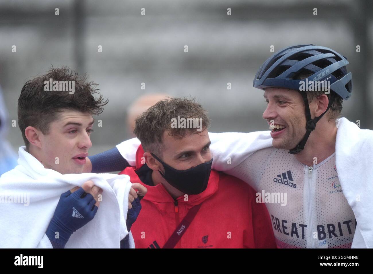 Great Britain's Ben Watson (right) celebrates with Finlay Graham (left ...