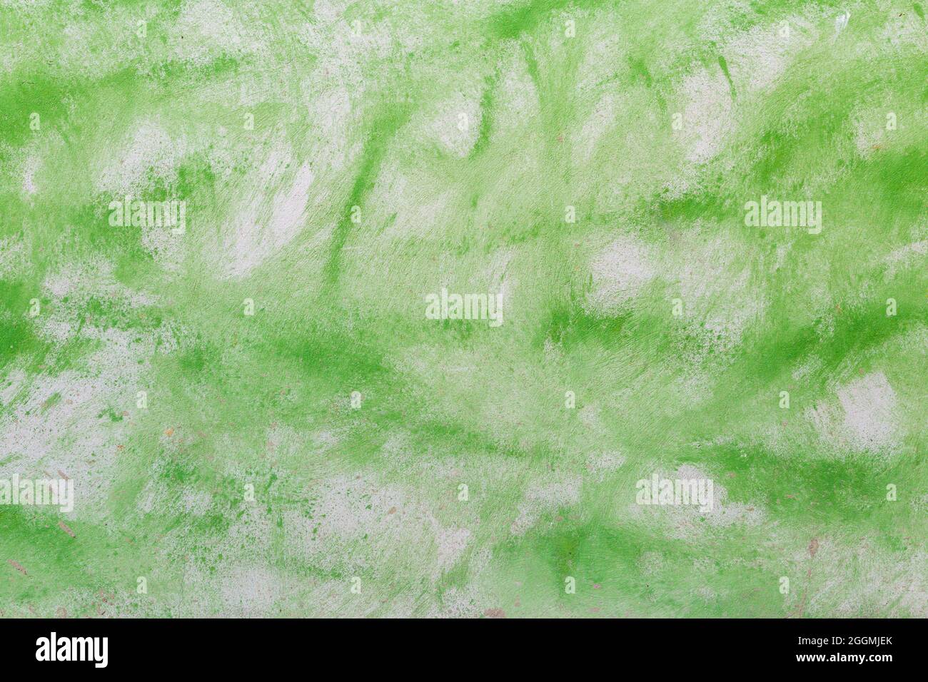 cement wall texture with green paint color for background Stock Photo ...
