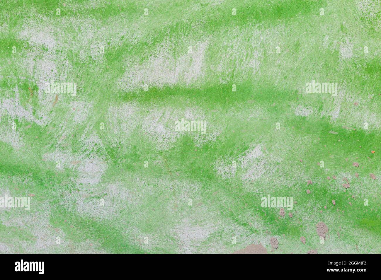 cement wall texture with green paint color for background Stock Photo ...