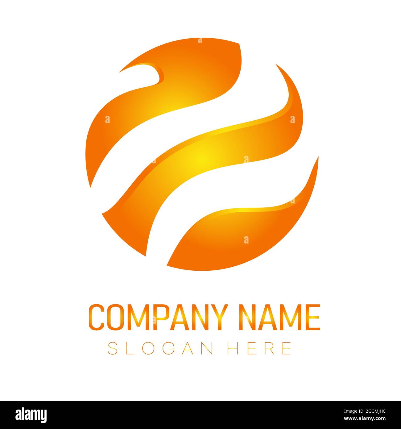 Vector illustration of professional circle logo design, business logo ...