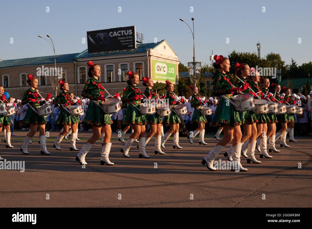 KHARKIV, UKRAINE - SEPTEMBER 1, 2021: Knowledge day. University March ...