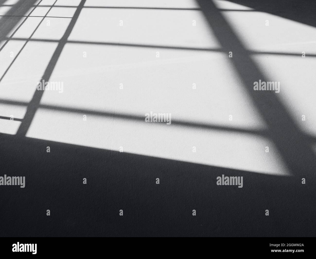 Black shadows on the floor, abstract lines, shadow as background Stock ...