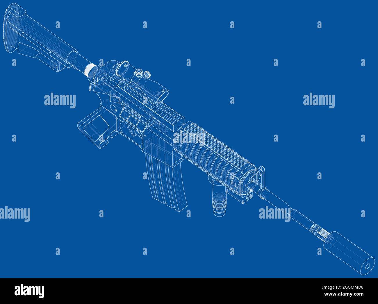 Army weapons. Vector Stock Vector Image & Art - Alamy