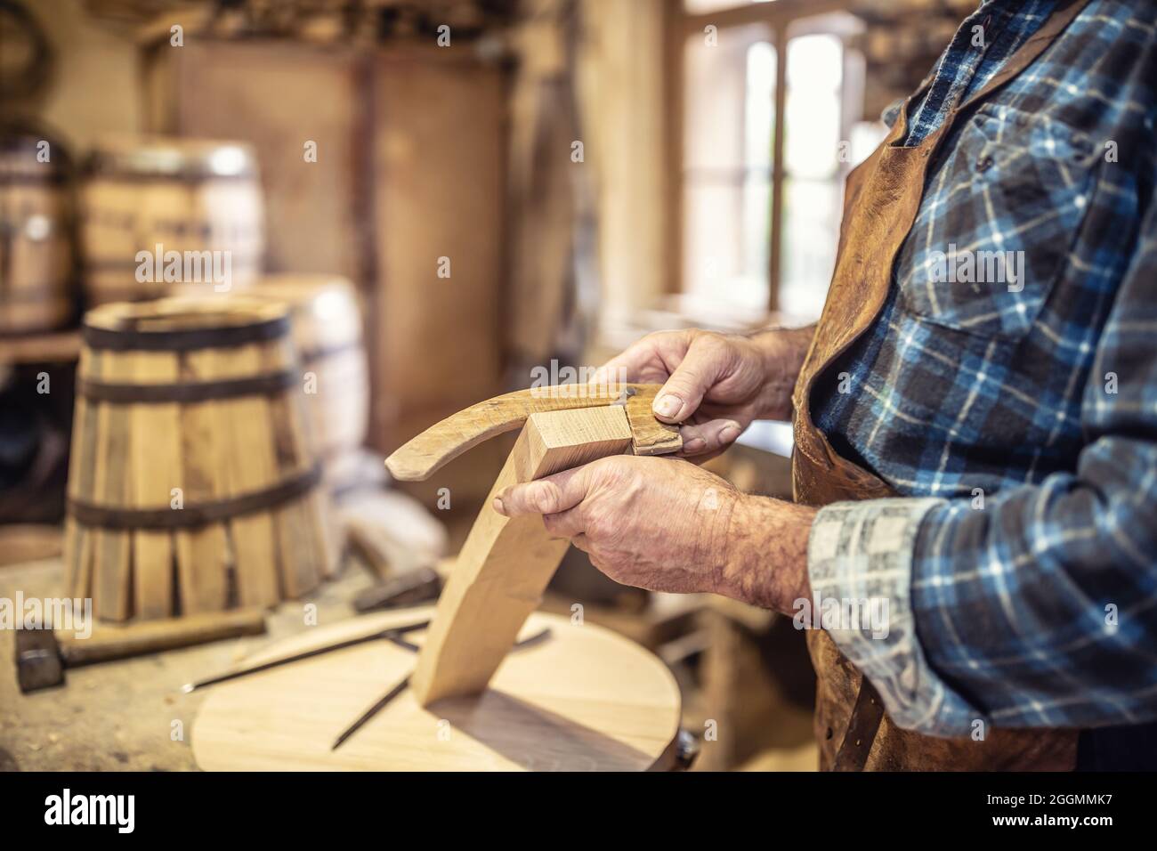 Barrel making tools hi-res stock photography and images - Alamy