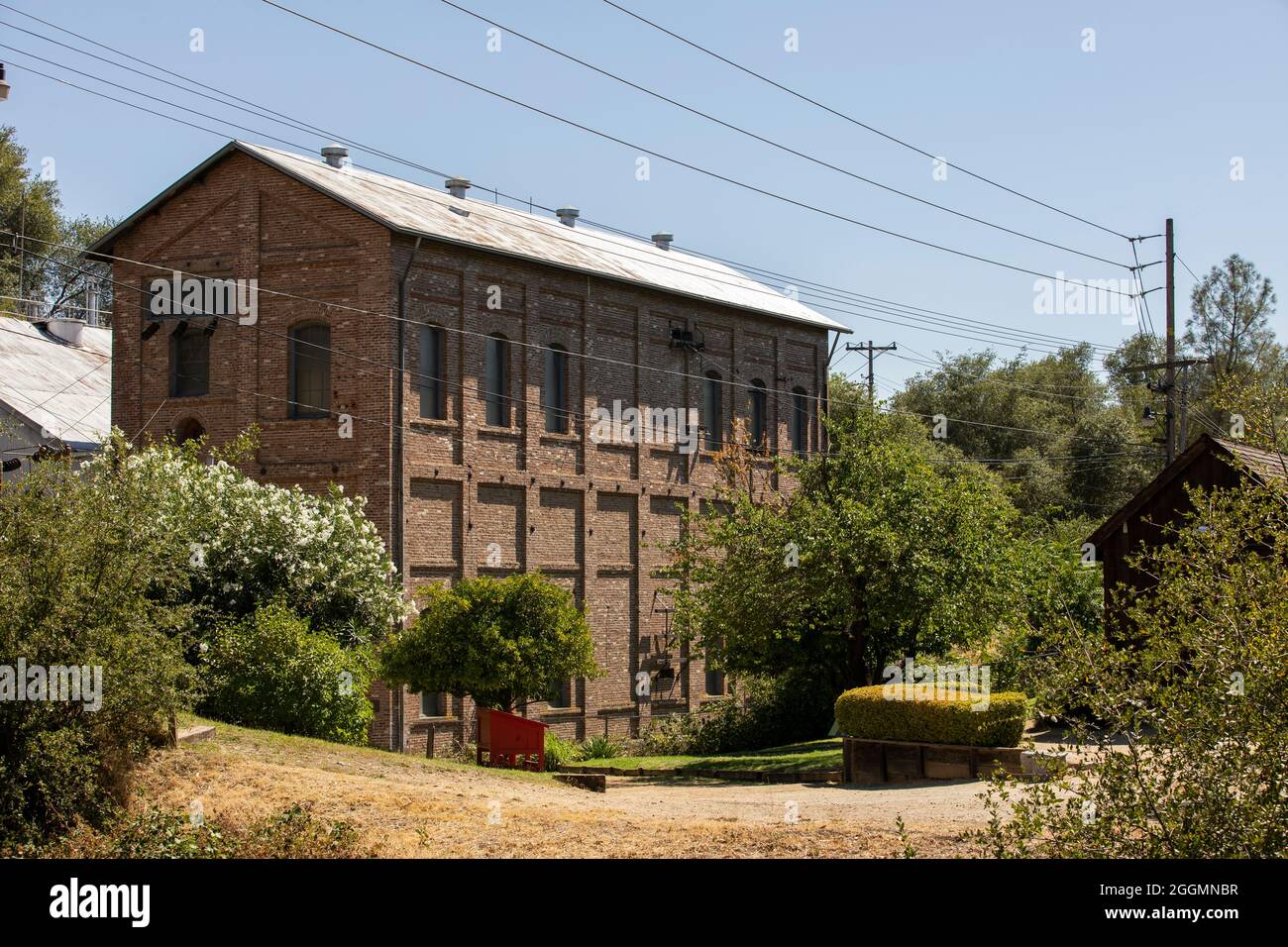 Daytime view of the historic downtown area of Folsom, California, USA ...