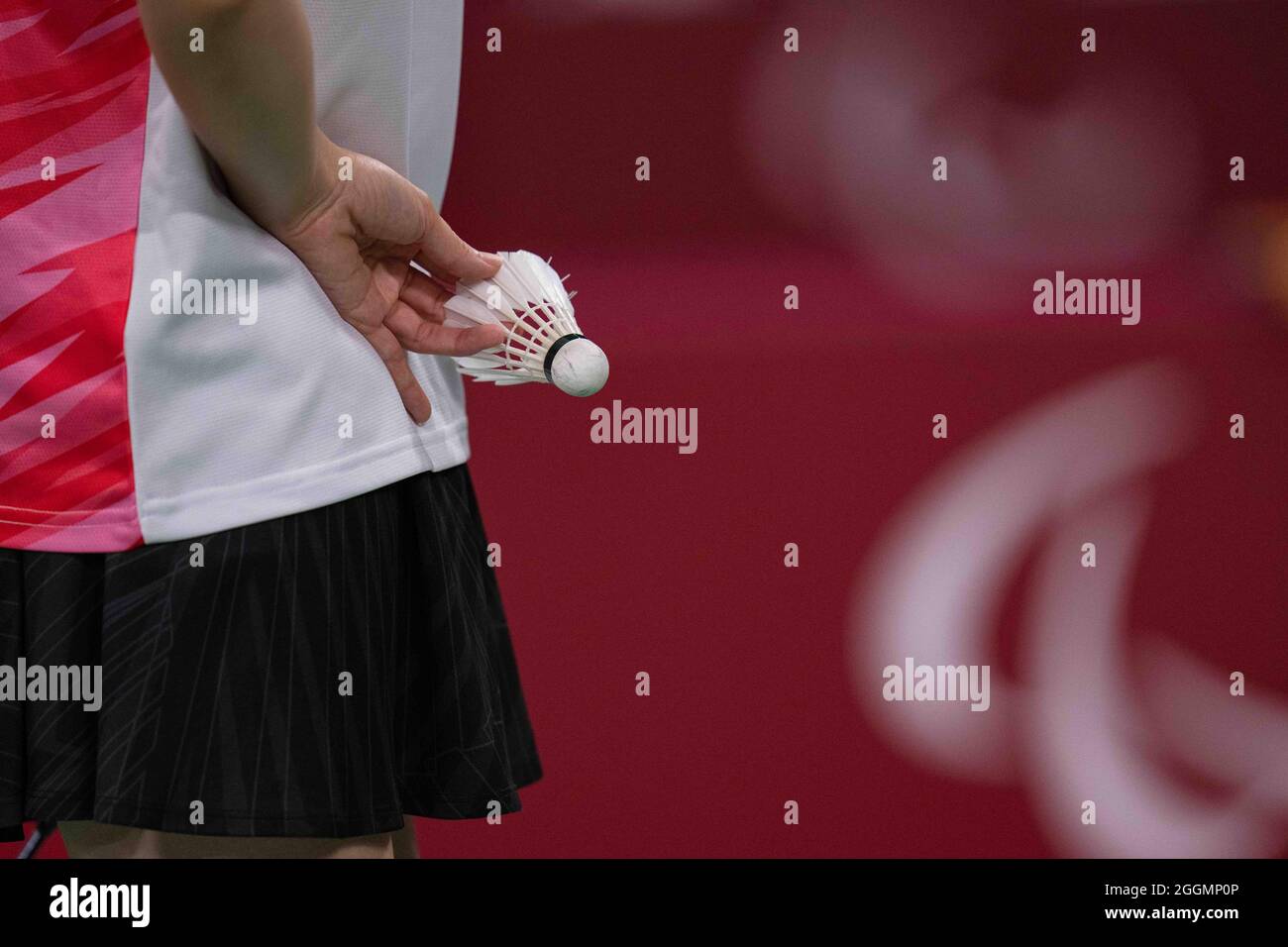 Tokyo, Japan. 2nd Sep, 2021. China's Ma Huihui prepares to serve during ...
