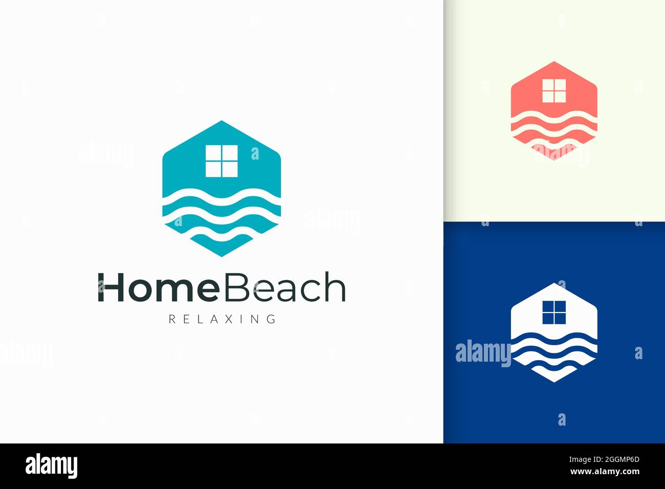 Waterfront home Stock Vector Images - Alamy