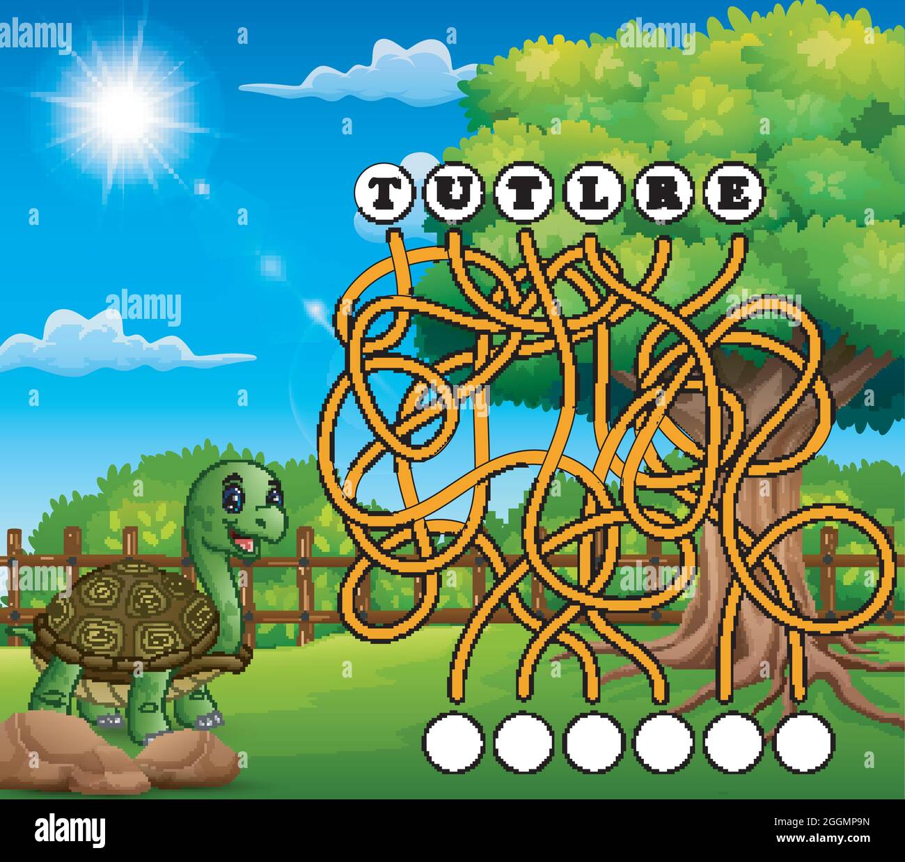 Turtle road Stock Vector Images - Alamy