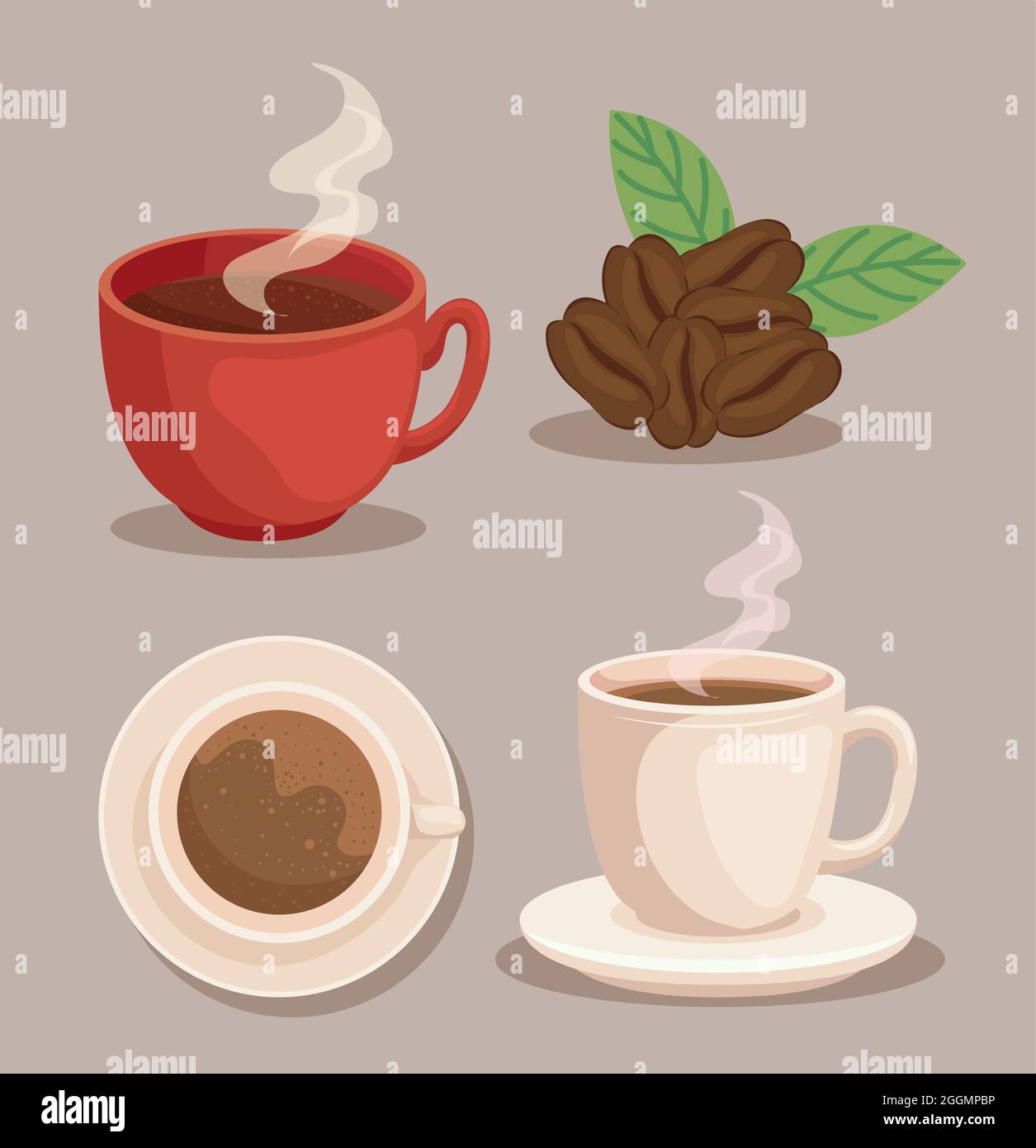 coffee icon set Stock Vector Image & Art - Alamy