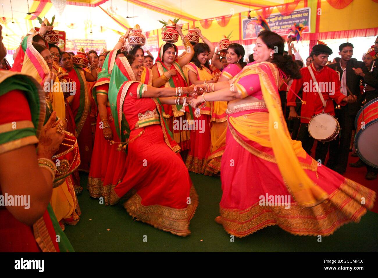 Indian hindu people take part in a religious procession on the occasion ...