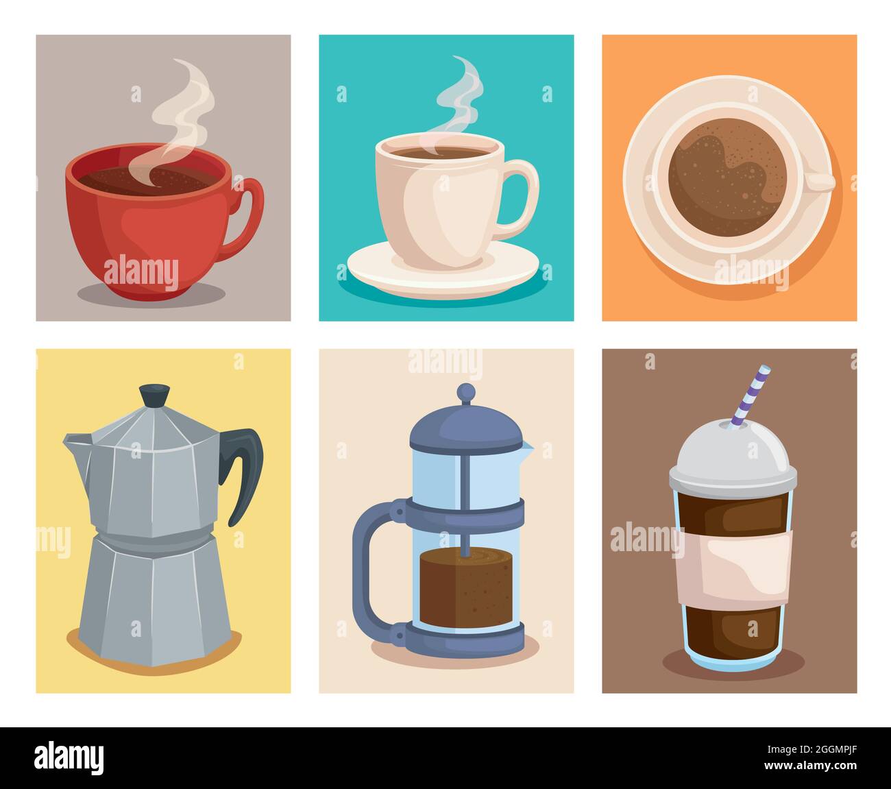 coffee symbol collection Stock Vector Image & Art - Alamy
