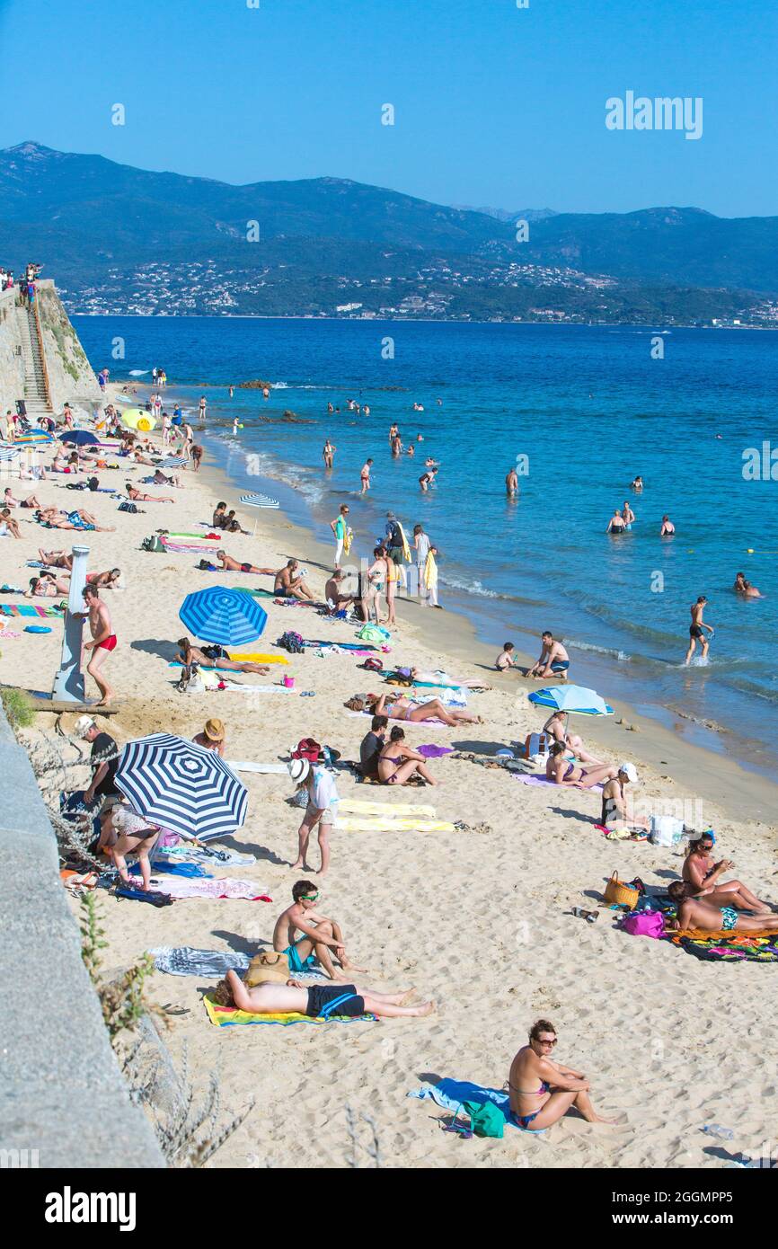 FRANCE. CORSE DU SUD (2A) AJACCIO. ST FRANCOIS BEACH Stock Photo - Alamy