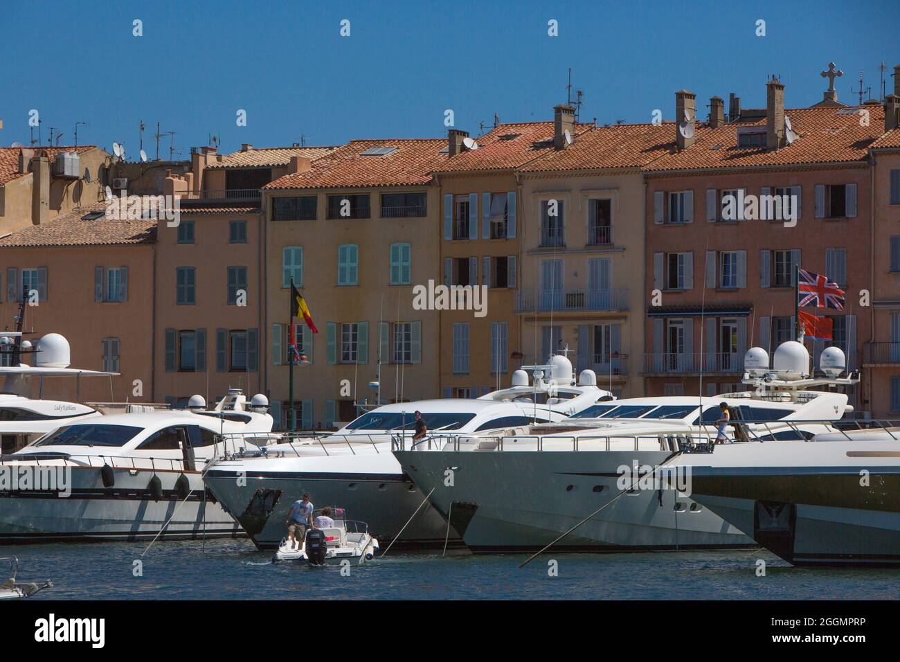 FRANCE. VAR (83) ST TROPEZ. YACHTS AT THE HARBOUR Stock Photo - Alamy