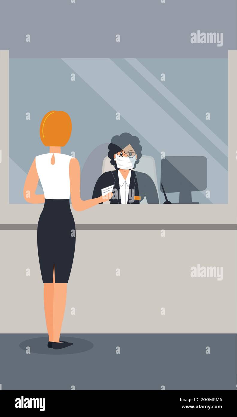 Mask customer Stock Vector Images - Alamy