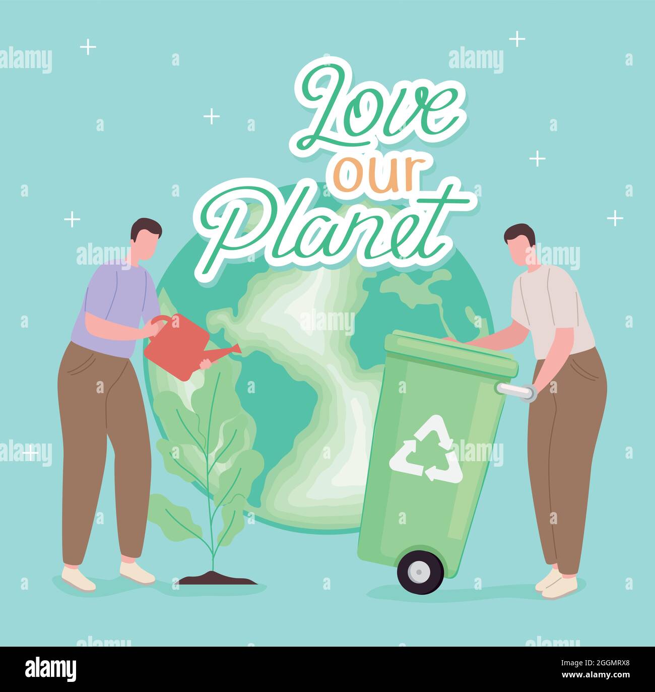 Love our planet card Stock Vector Image & Art - Alamy