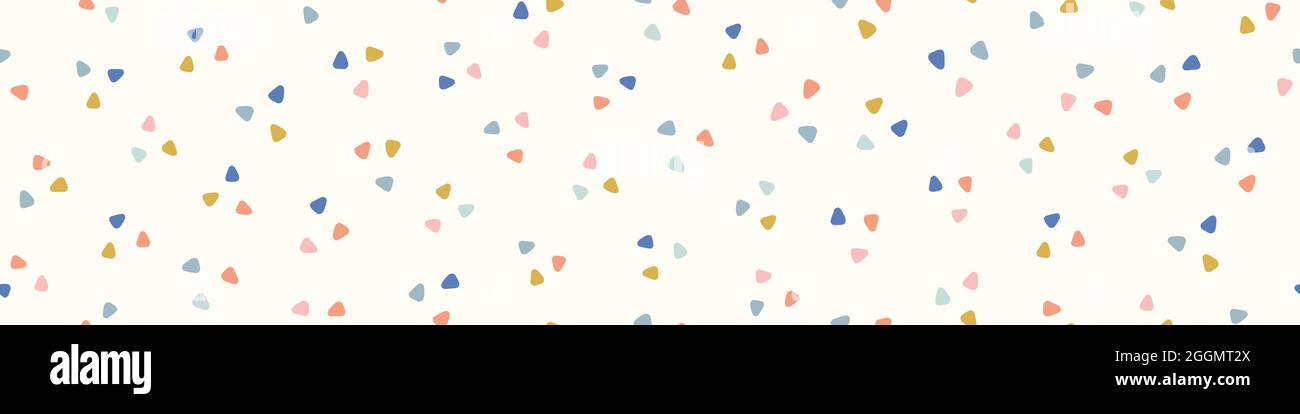 Abstract triangle border pattern background design. Cute vector ...