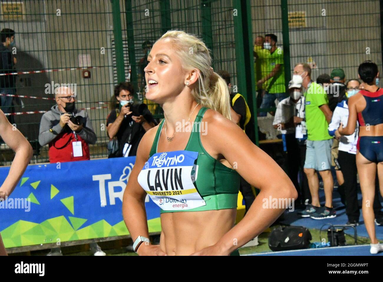 Rovereto, Italy. 31st Aug, 2021. Sarah Lavin during 57Â° Palio della ...