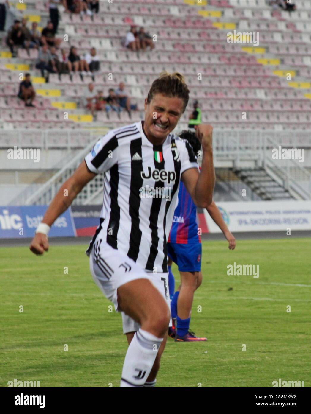 Cristiana Girelli (Juventus Women) celebrating after scoring the first ...