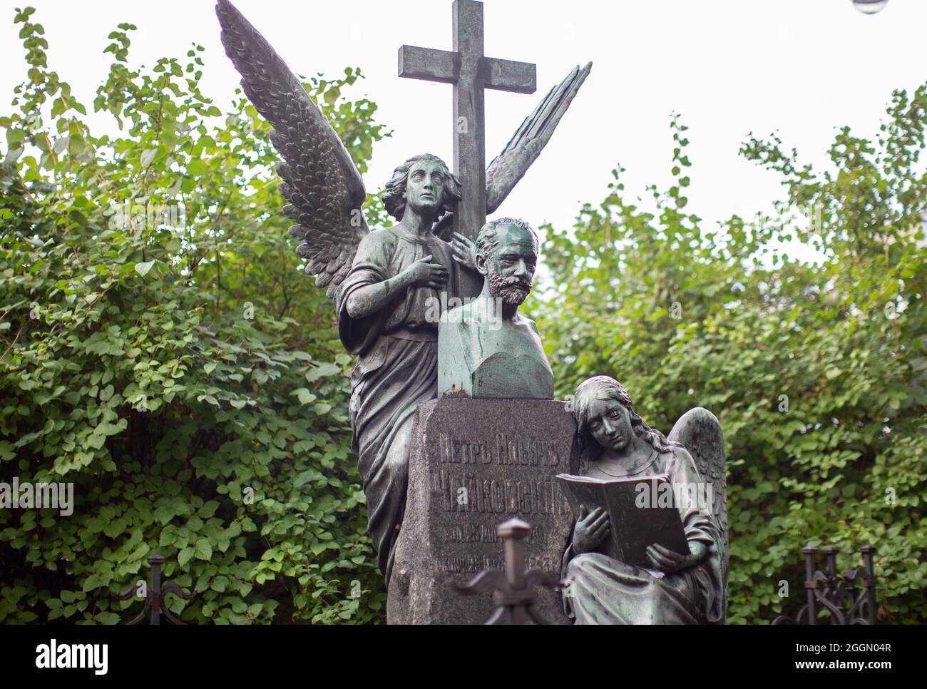St.Petersburg, Tchaikovsky's tomb Stock Photo - Alamy