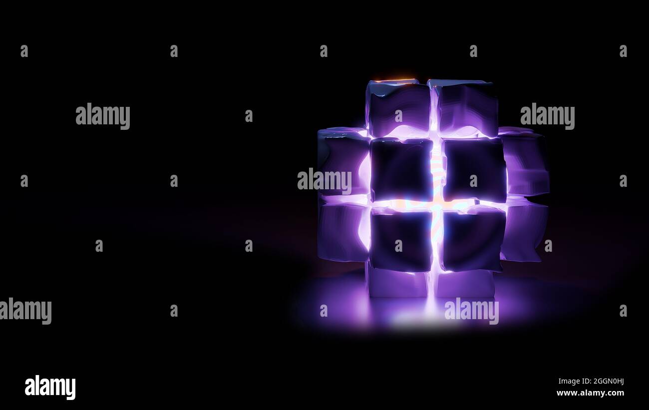 Beautiful purple 3d animation abstract hi-res stock photography and ...