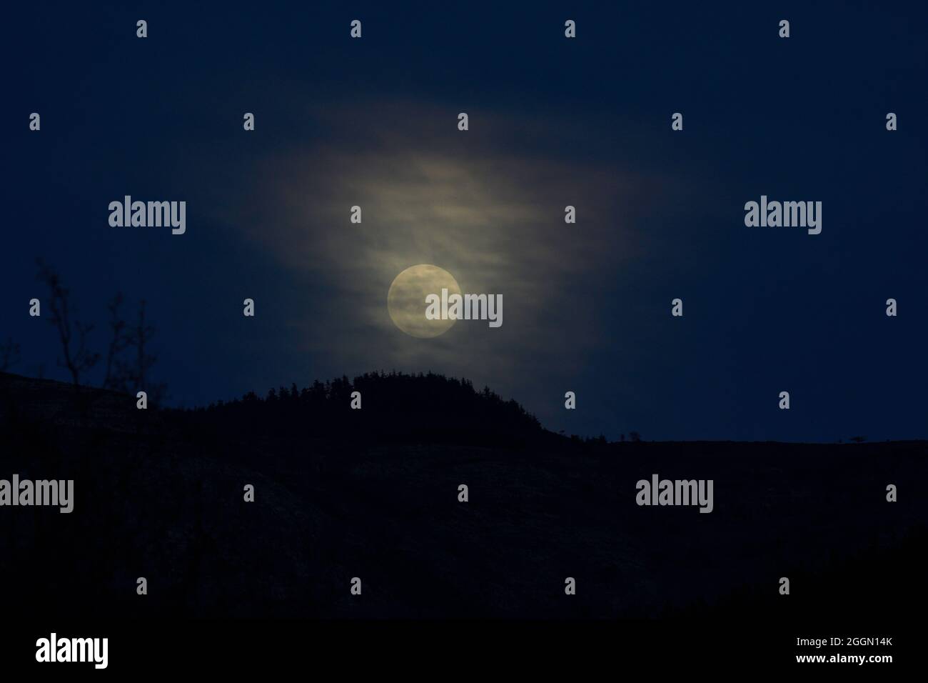 Full moon nightscape hi-res stock photography and images - Alamy