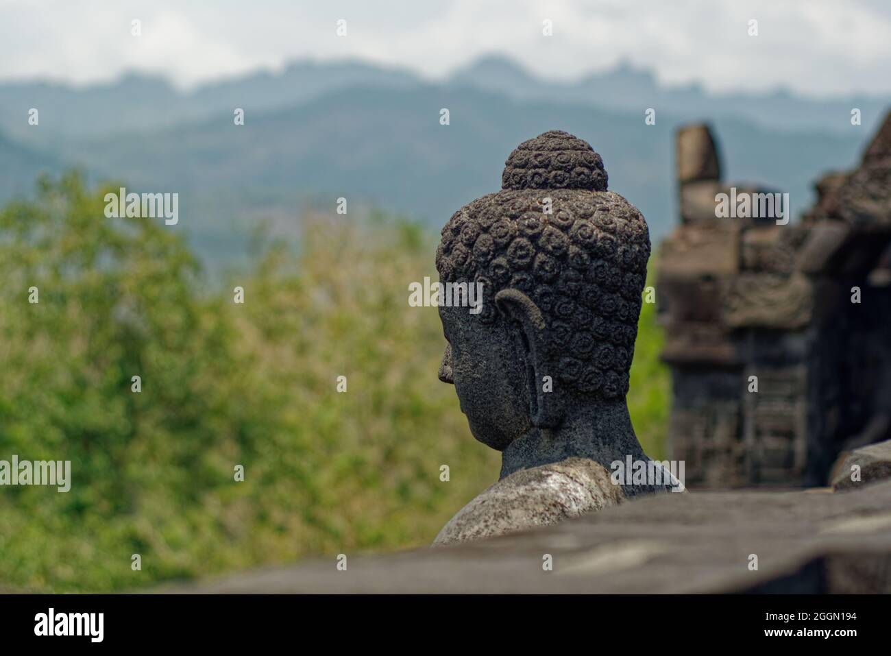 Buddha Statue, Borobudur Stock Photo - Alamy