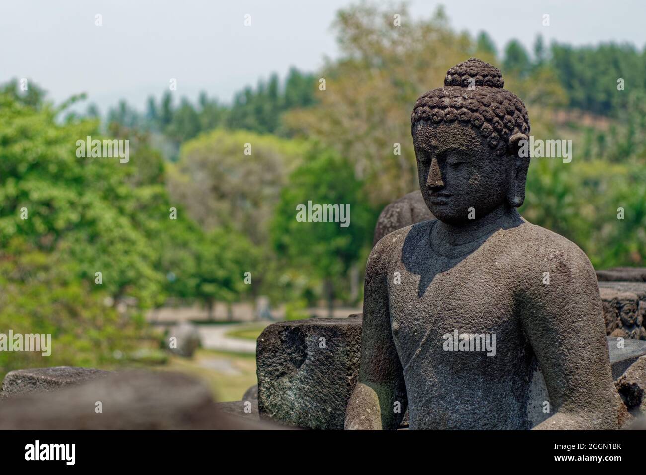 Buddha Statue, Borobudur Stock Photo - Alamy