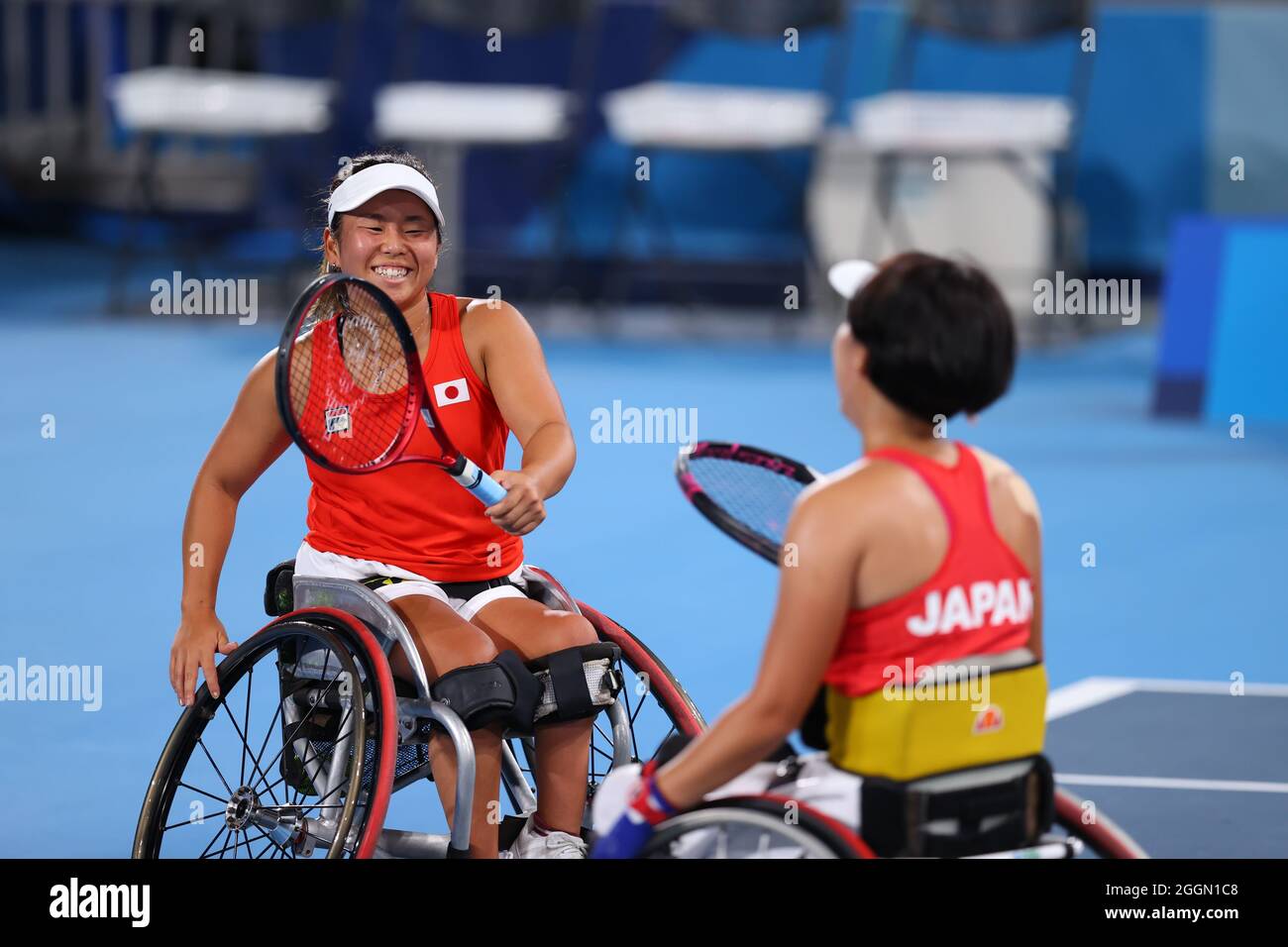 Tokyo, Japan. 1st Sep, 2021. Yui Kamiji (JPN) Wheelchair Tennis : Women ...