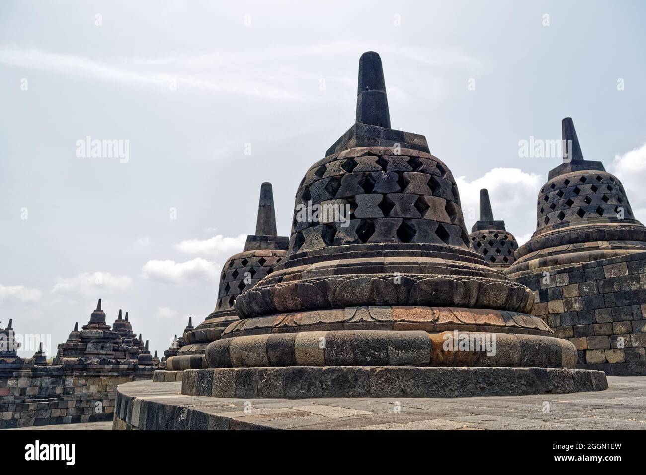 Buddha Stupa, Borobudur Stock Photo - Alamy