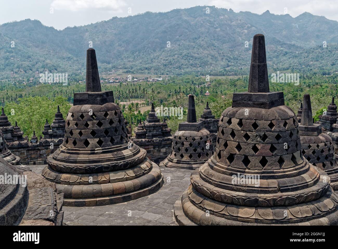 Buddha Stupa, Borobudur Stock Photo - Alamy