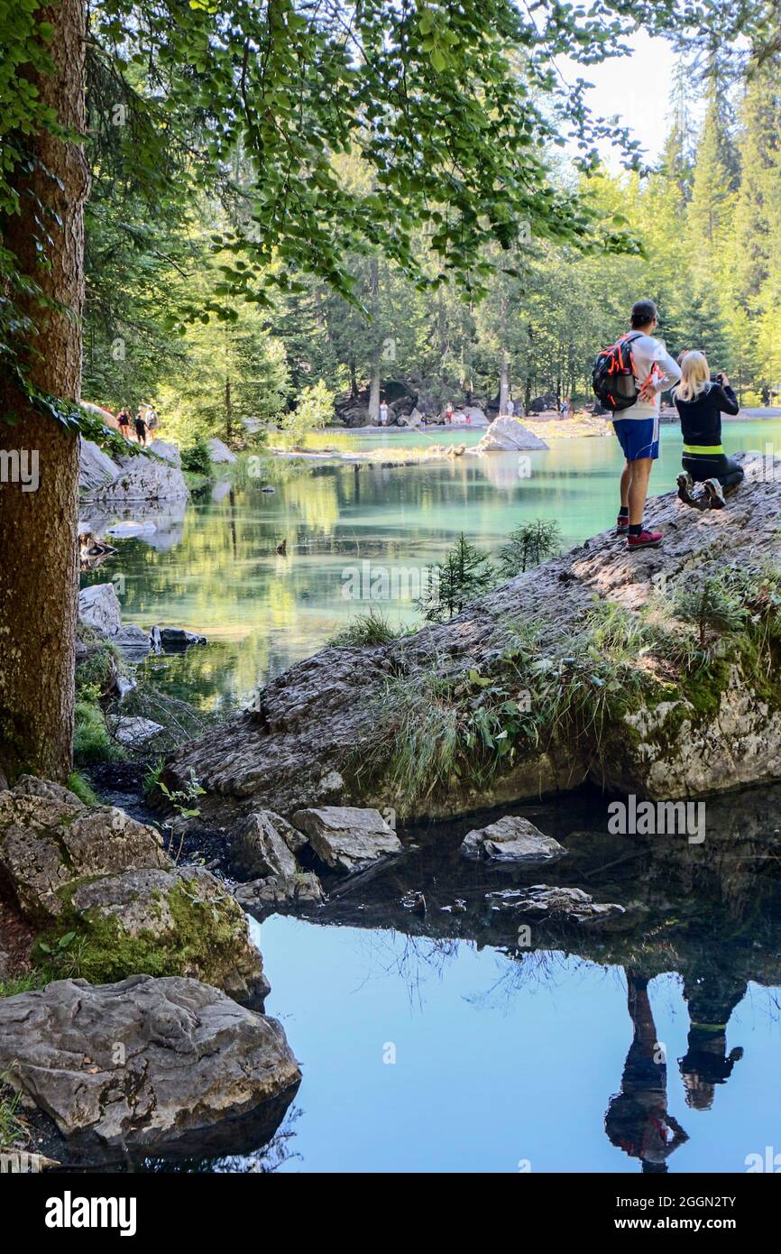 Lac vert trail hi-res stock photography and images - Alamy
