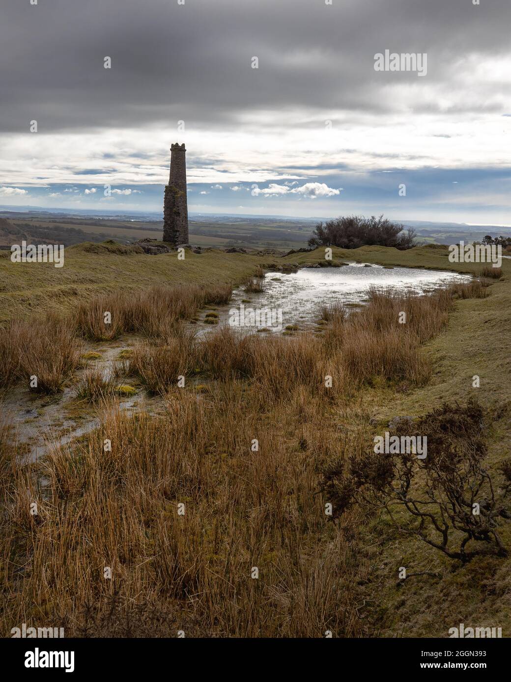 Caradon Copper mines Caradon Cornwall Stock Photo - Alamy