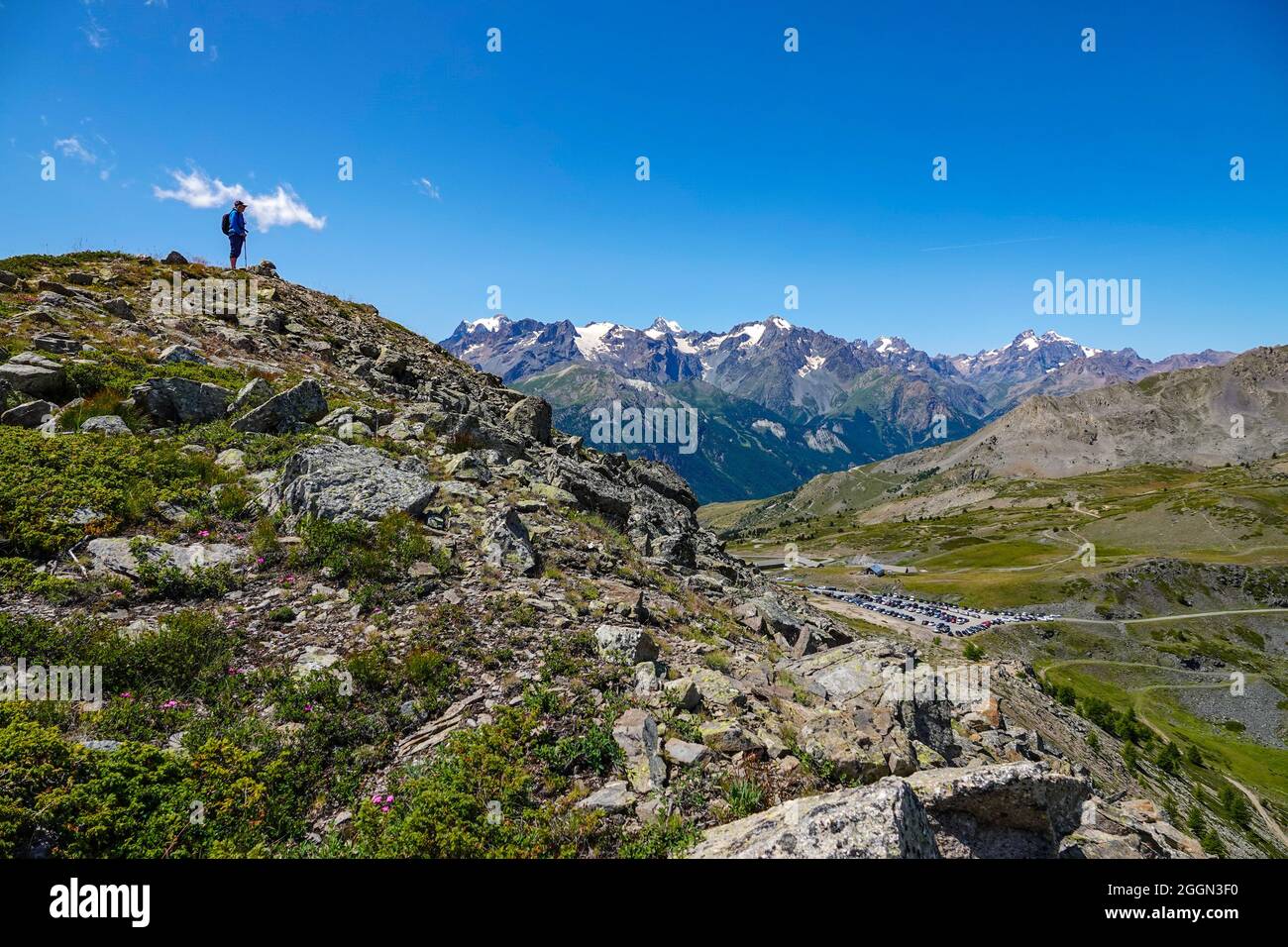 Col du Granon, France, French Alps, Alpine, pass, col Stock Photo - Alamy