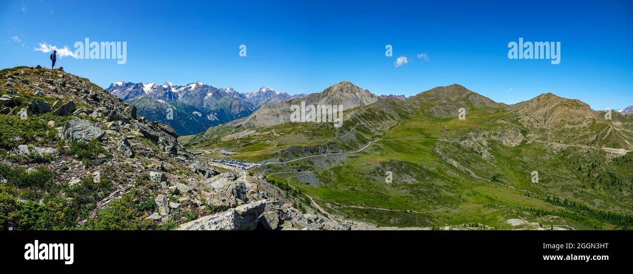 Col du Granon, France, French Alps, Alpine, pass, col Stock Photo - Alamy