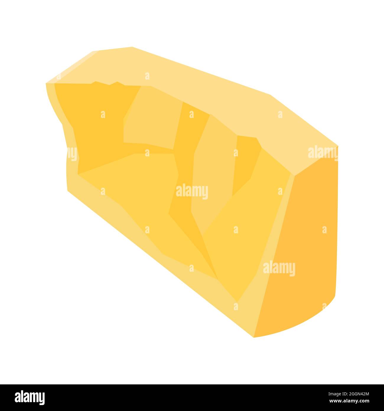 Parmesan cheese isolated on white background. Vector Stock Vector Image ...