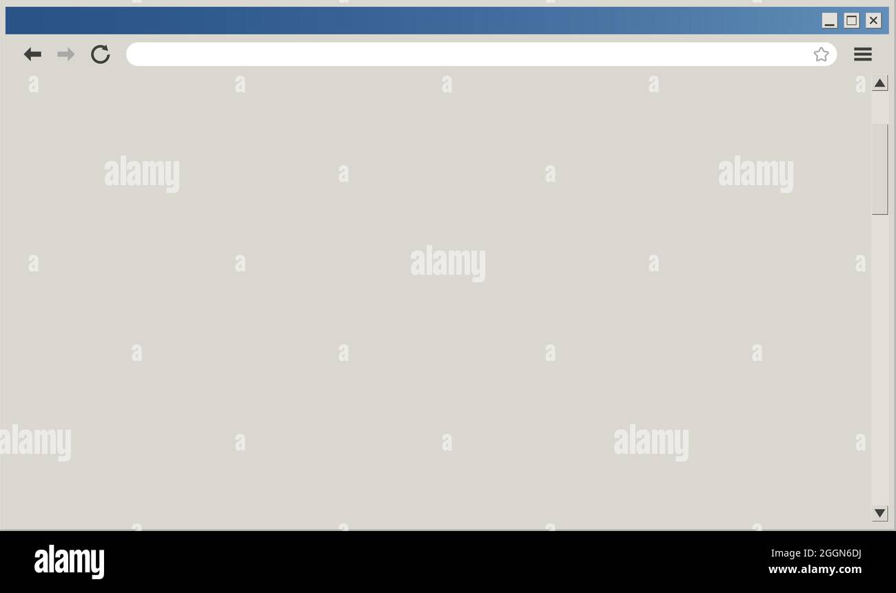 Retro style internet browser window interface template Stock Vector ...
