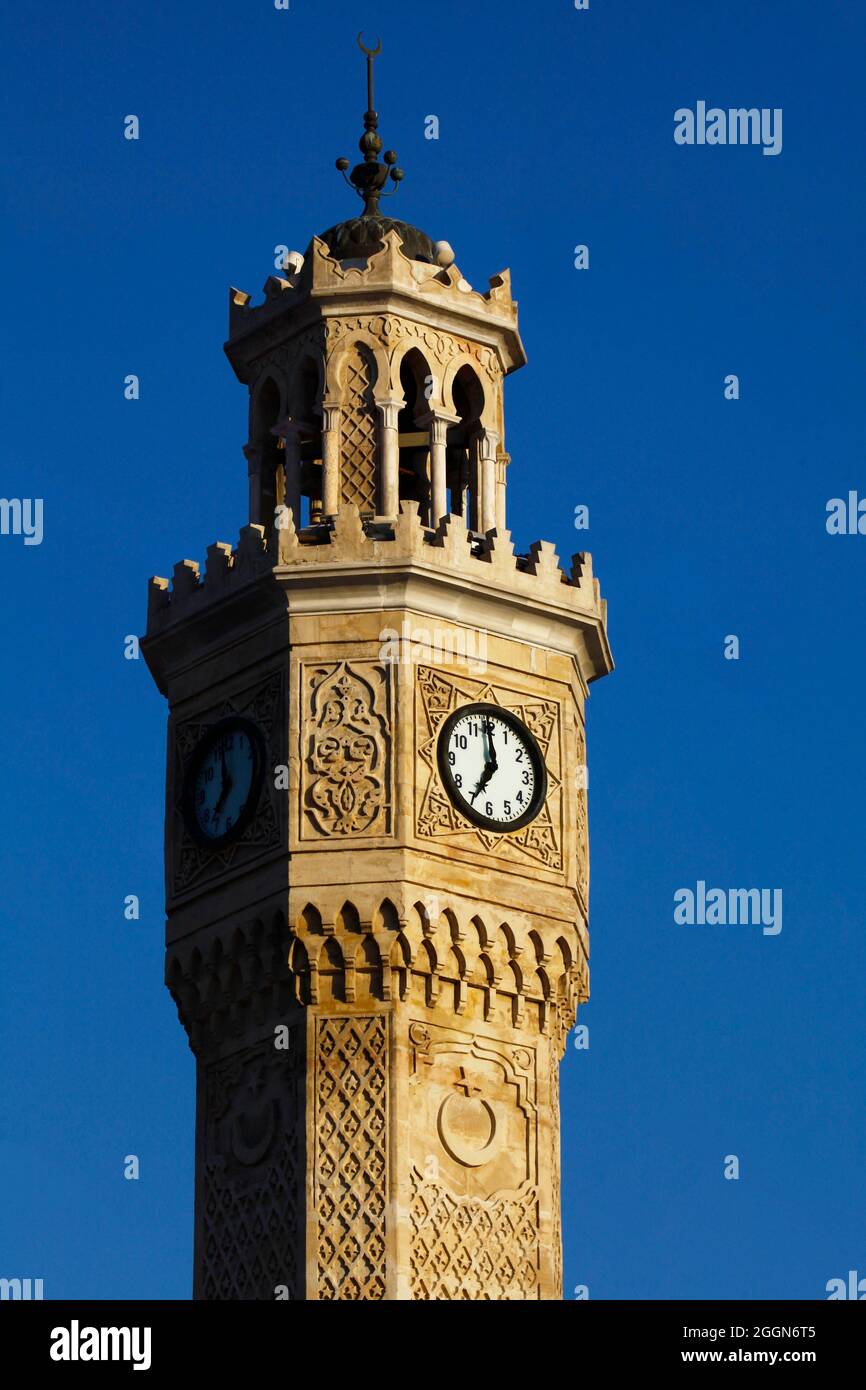 Izmir clock tower historic hi-res stock photography and images - Alamy