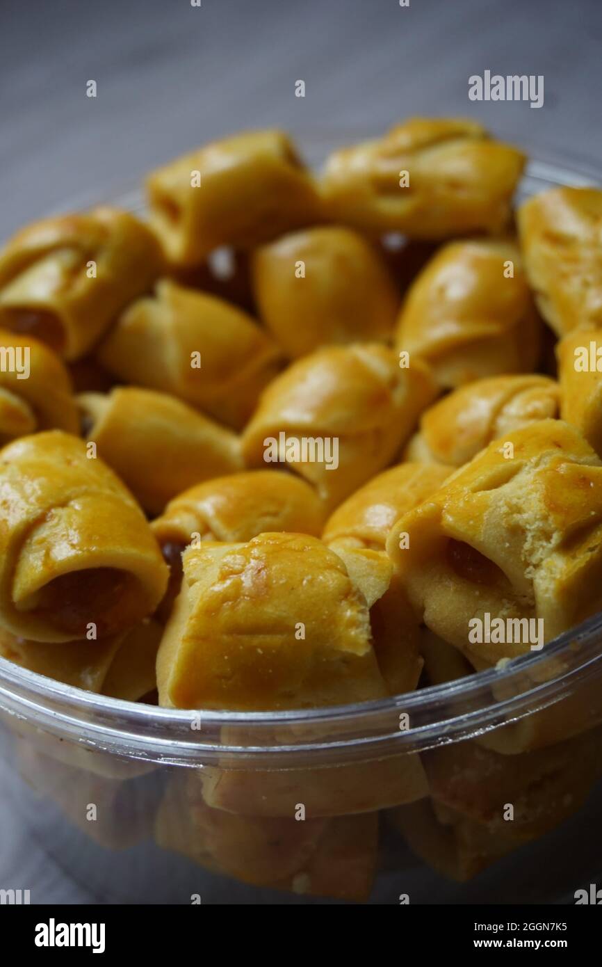 Indonesian traditional cookies with a natural background Stock Photo ...