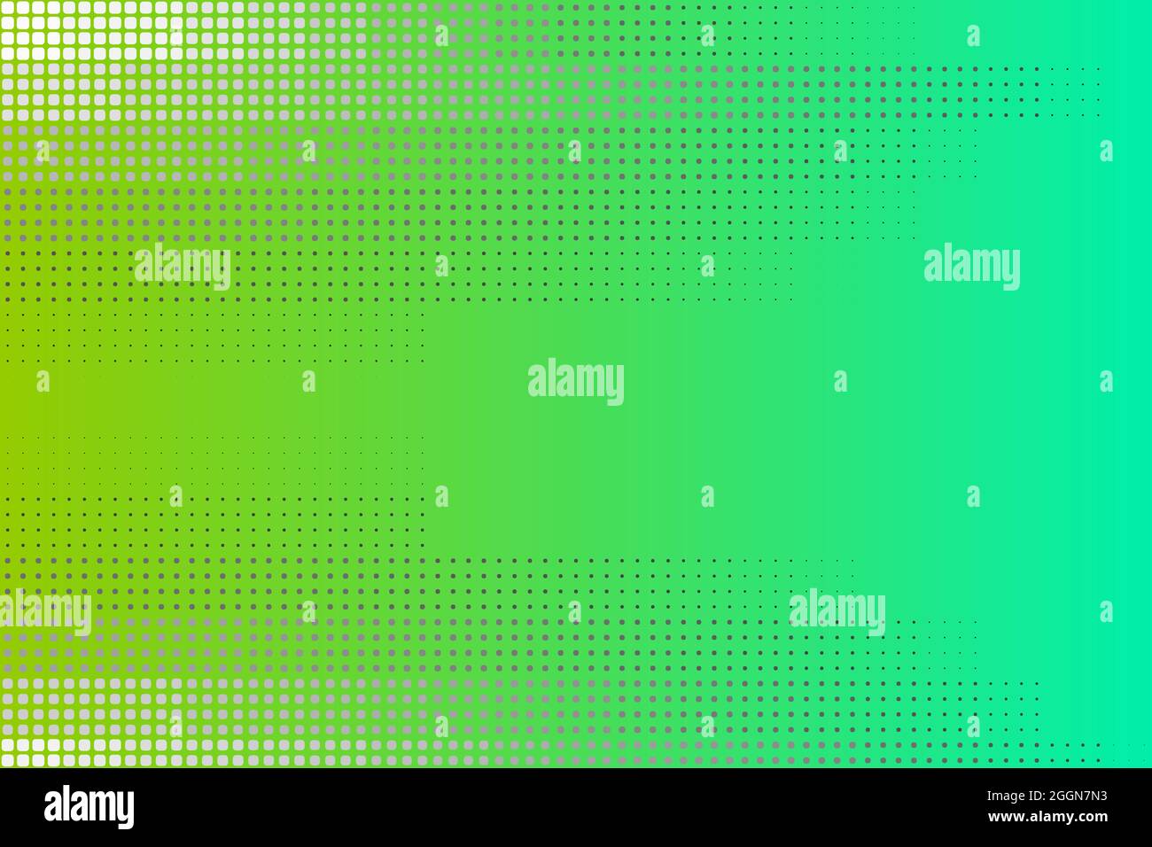 Green background. Halftone style pattern. Abstract design. Decorative ...