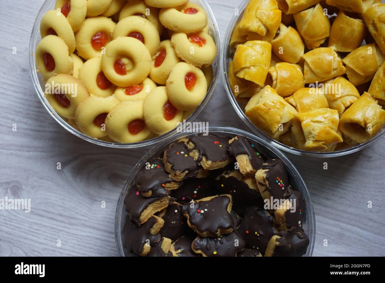 Indonesian traditional cookies with a natural background Stock Photo ...