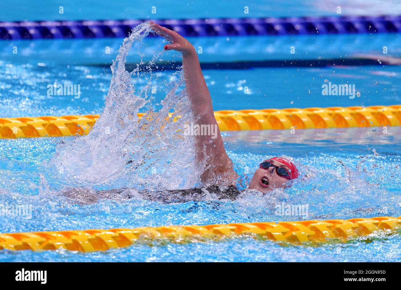 Great Britain's Jessica-Jane Applegate on the way to bronze in the ...