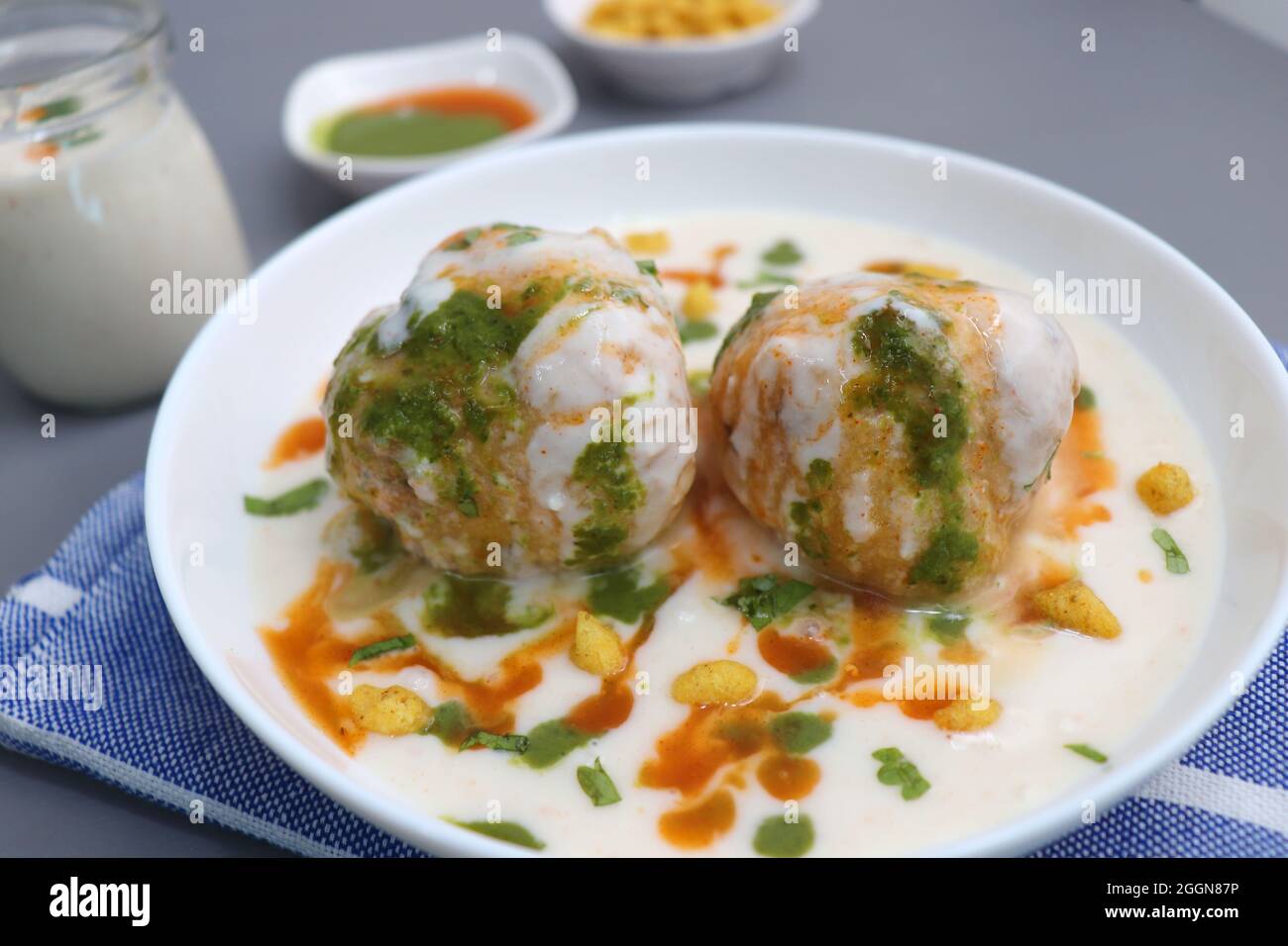 Dahi Bhalla or Dahi Vada is a type of chaat dish from India. It is ...