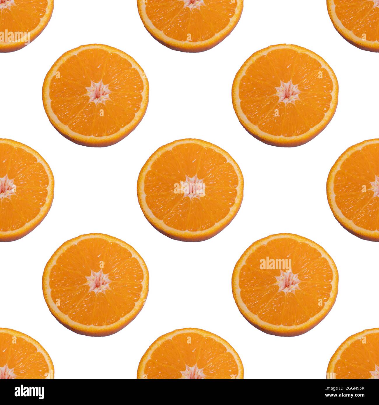 Seamless Orange Fruit Texture