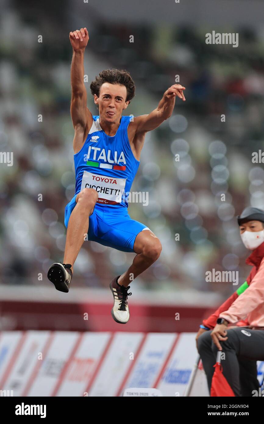 CICCHETTI Marco (ITA) competes in the Athletics - Men's Long Jump - T64 ...