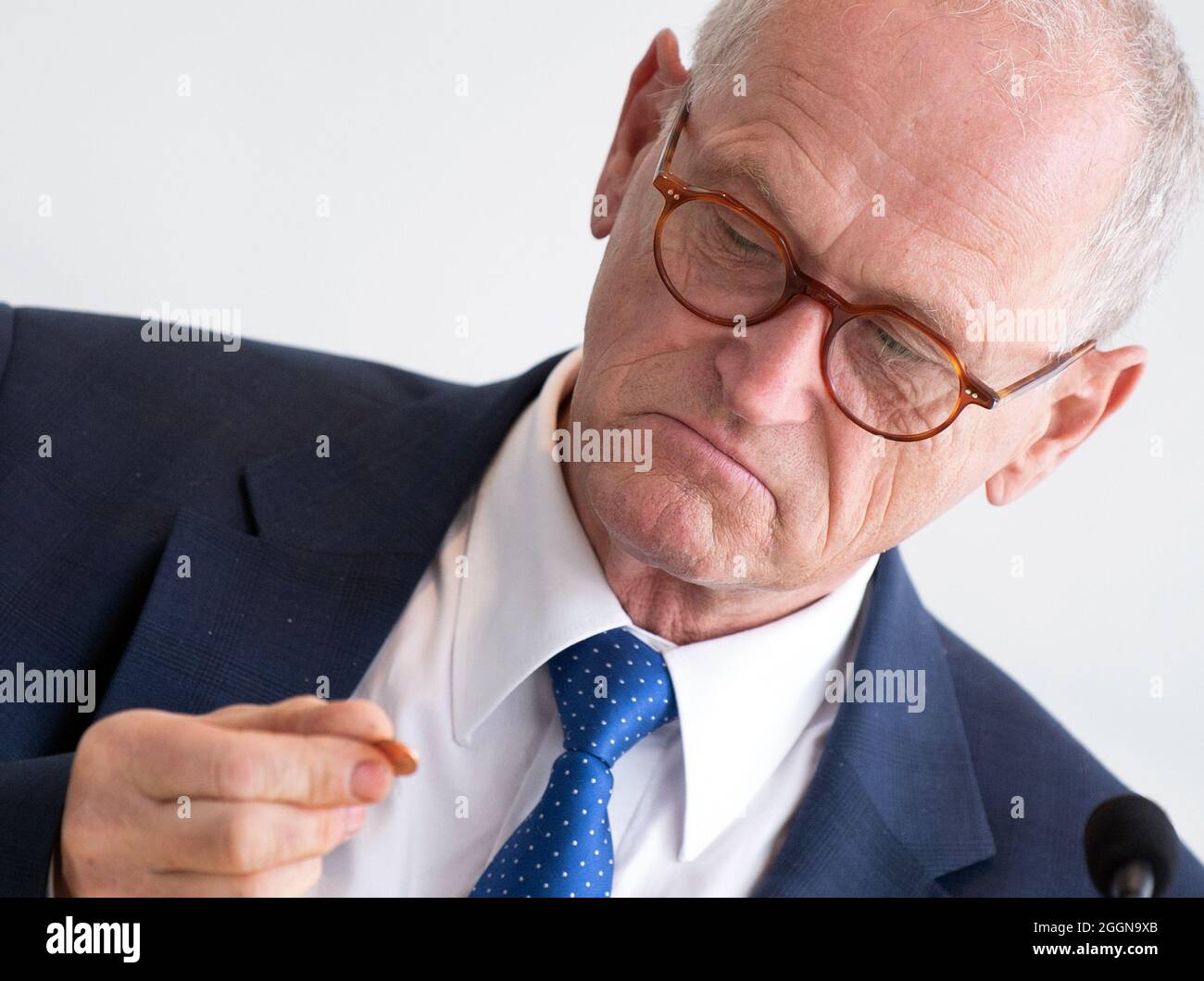 Dresden, Germany. 02nd Sep, 2021. Karl-Heinz Binus, President of the ...
