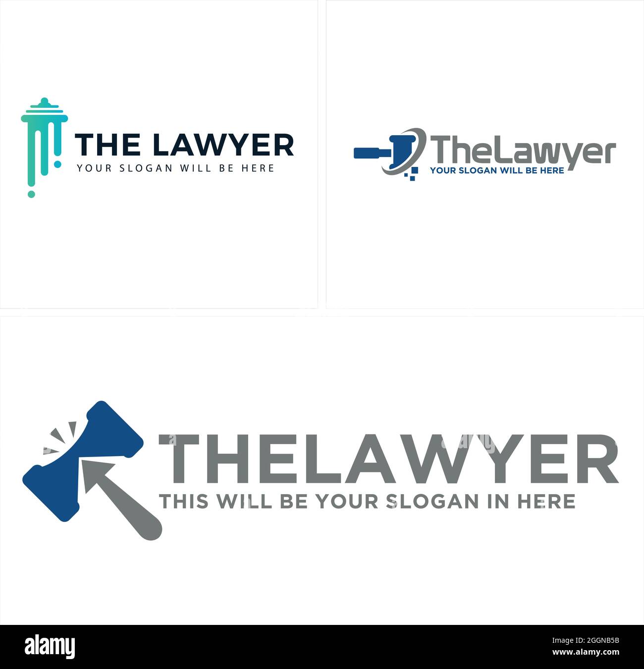 The lawyer justice court firm technology logo design Stock Vector Image ...