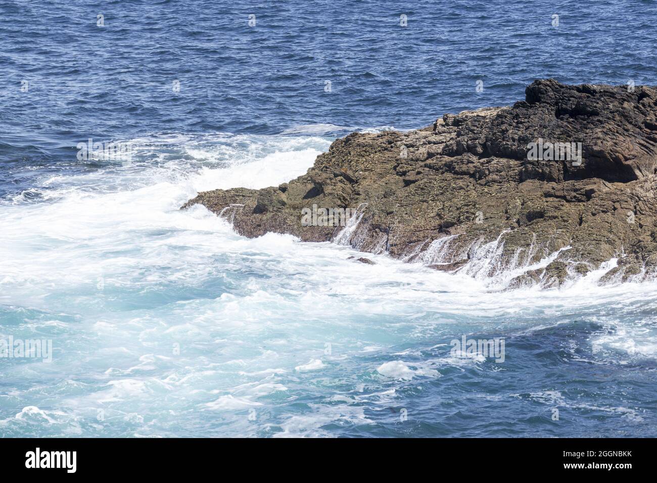 Beautiful coastline of the town of Ribadeo, Galicia, Spain Stock Photo ...