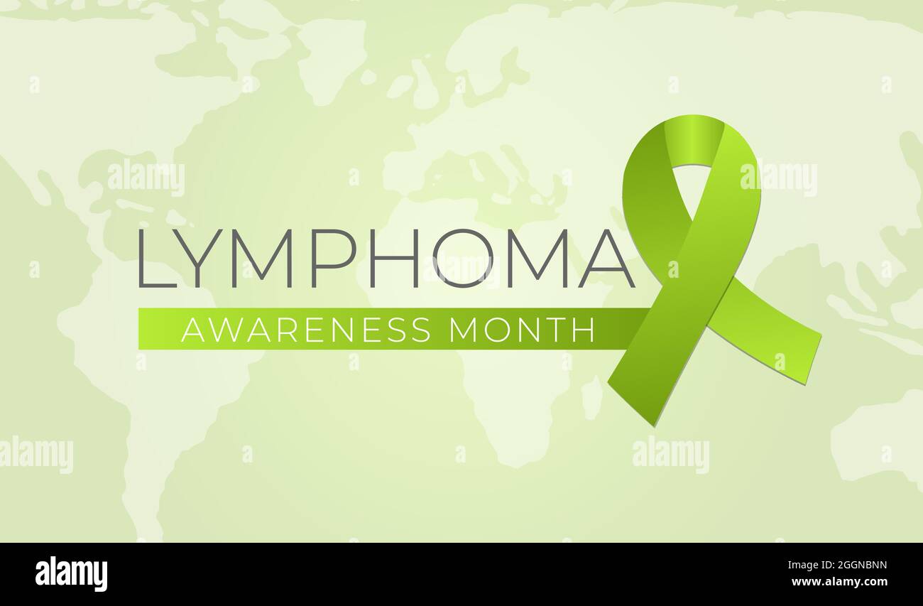 Lymphoma Cancer Awareness Month Background Illustration Stock Vector ...