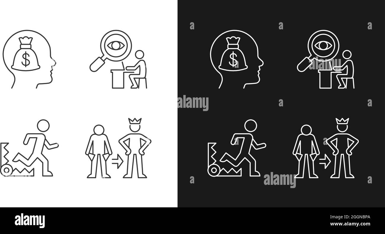 Extrinsic motivation linear icons set for dark and light mode Stock ... Extrinsic motivation linear icons set for dark and light mode Stock ...