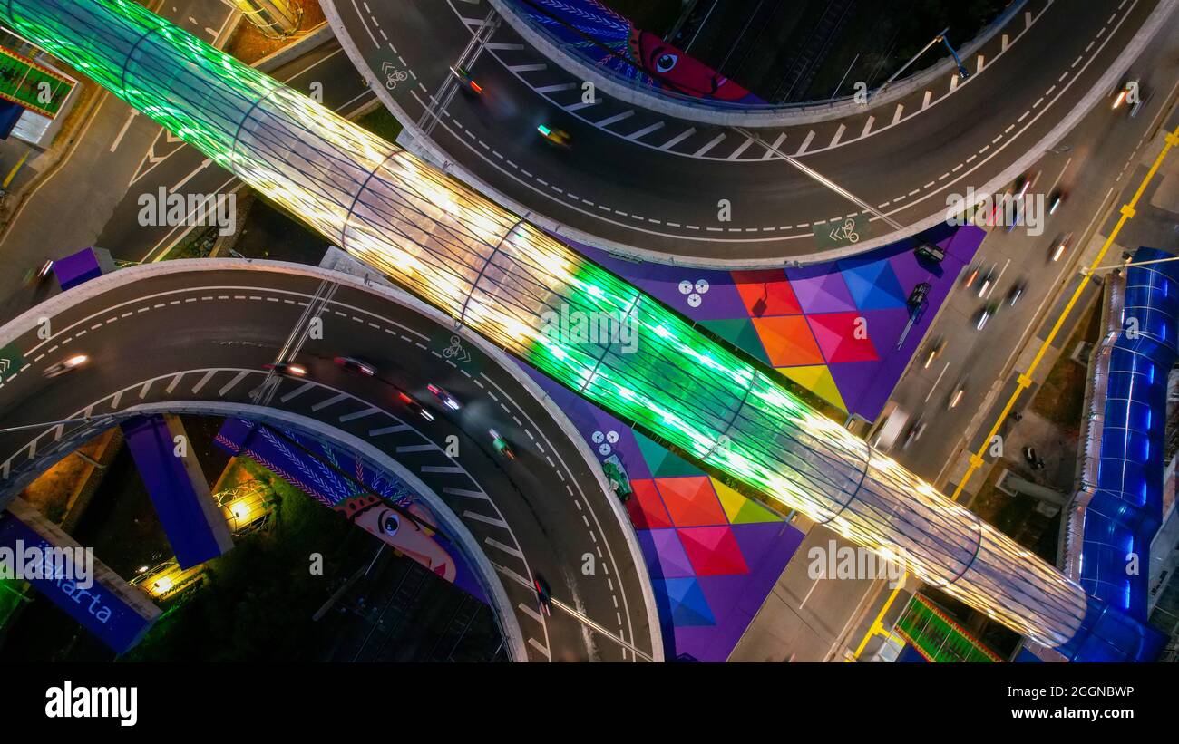 Aerial view infinity bridge hi-res stock photography and images - Alamy